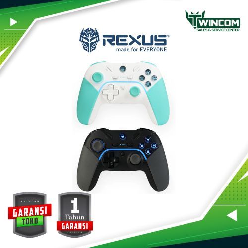 Jual Rexus Gamepad Daxa Asteria AX1 - Black White | Shopee Indonesia