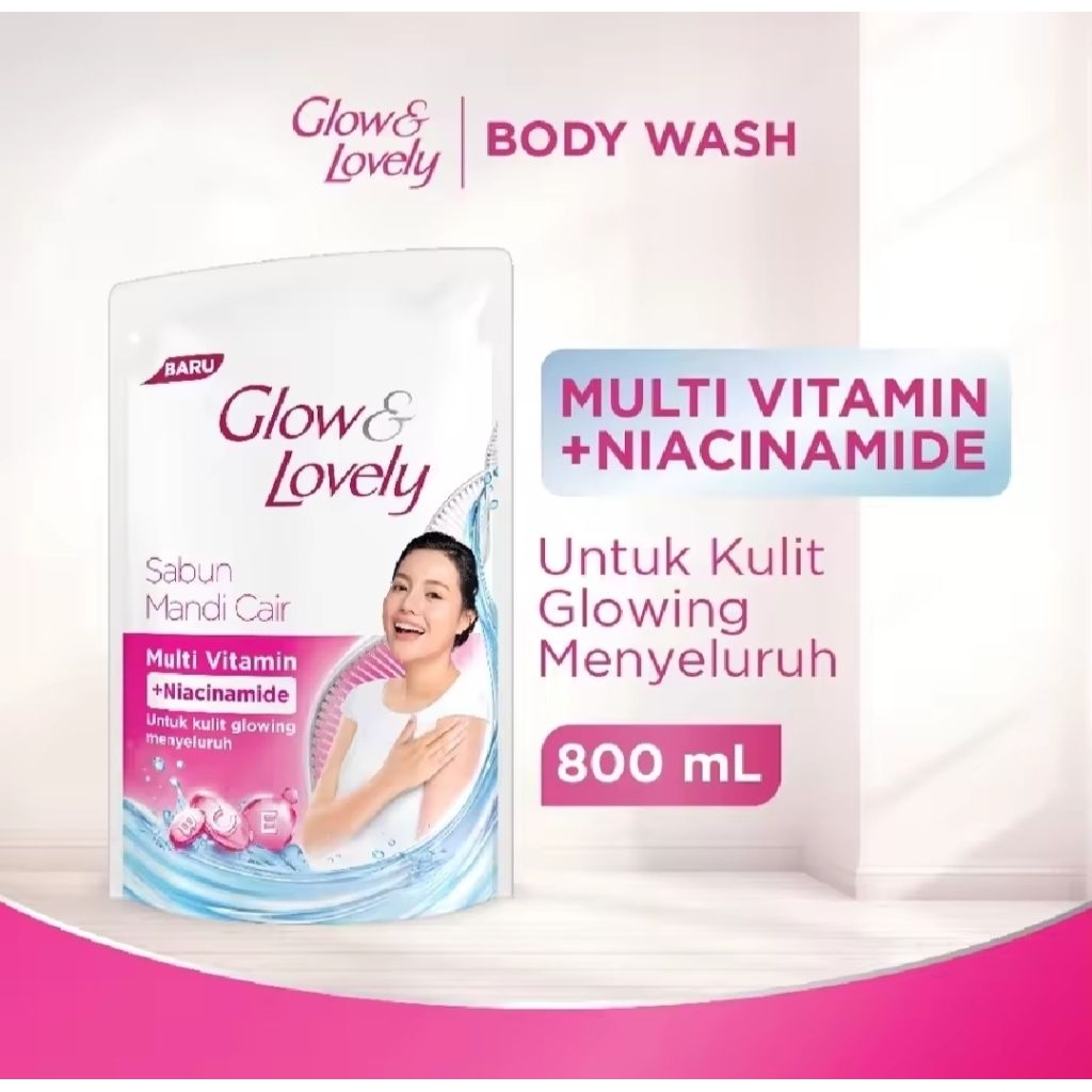 Jual Sabun Mandi Glow & Lovely Brightening Bodywash with Multivitamin ...