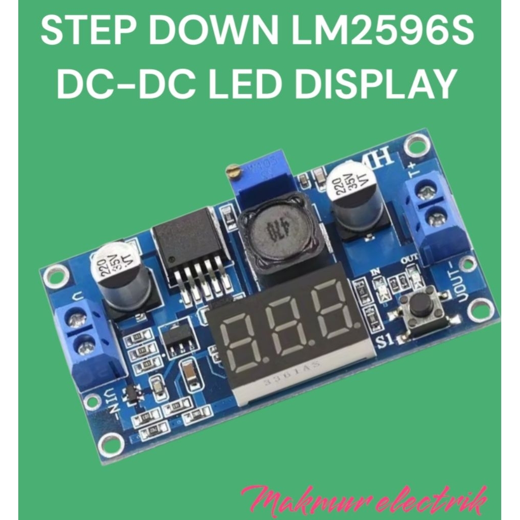 Jual Lm 2596 adjustable dc to dc step down with display | Shopee Indonesia