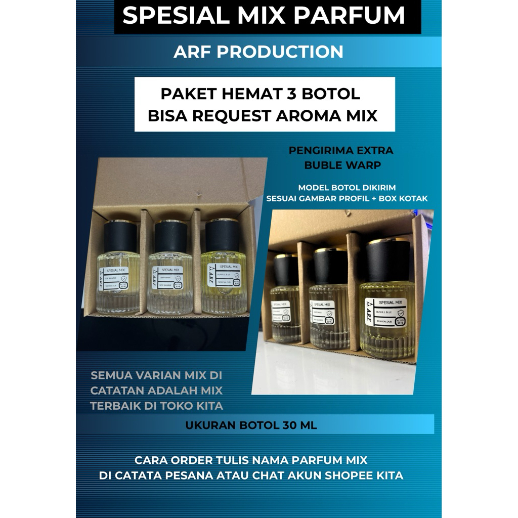 Jual {ARF} MIX PARFUM // PAKET HEMAT 3 BOTOL MIX PARFUM | Shopee Indonesia