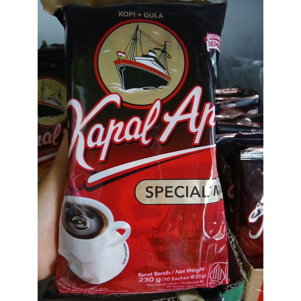 Jual Kopi Kapal Api Special Mix 23 gram isi 10 sachet exp.2026 | Shopee ...