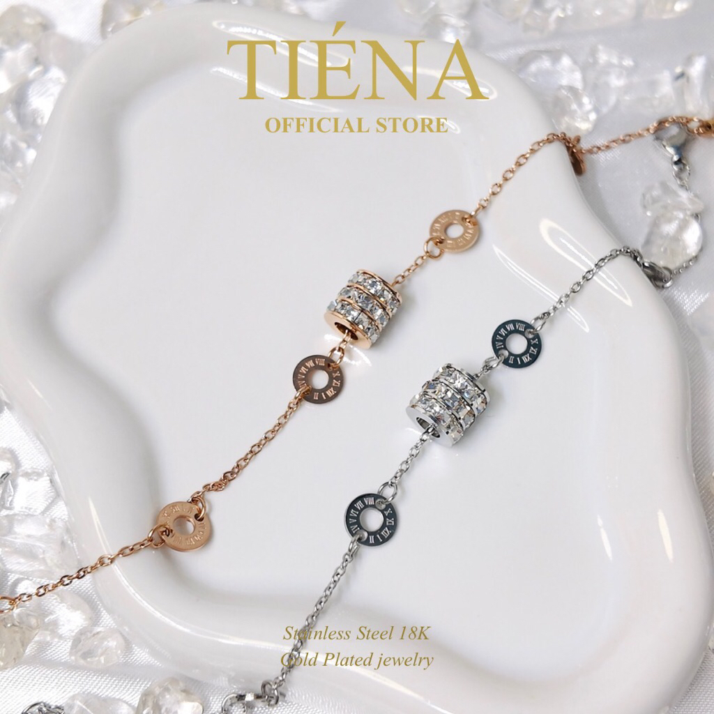 Jual TIÉNA • Collete Bracelet • Gelang Romawi Gelang Koin Titanium ...