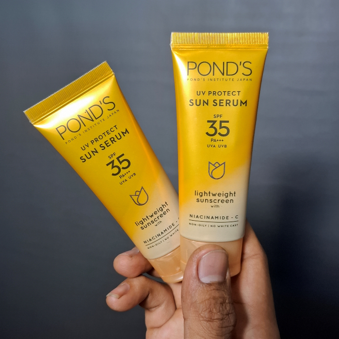 Jual Ponds Sun Serum SPF 35 UV Protect UVA UVB Sunscreen 30g Pond's ...