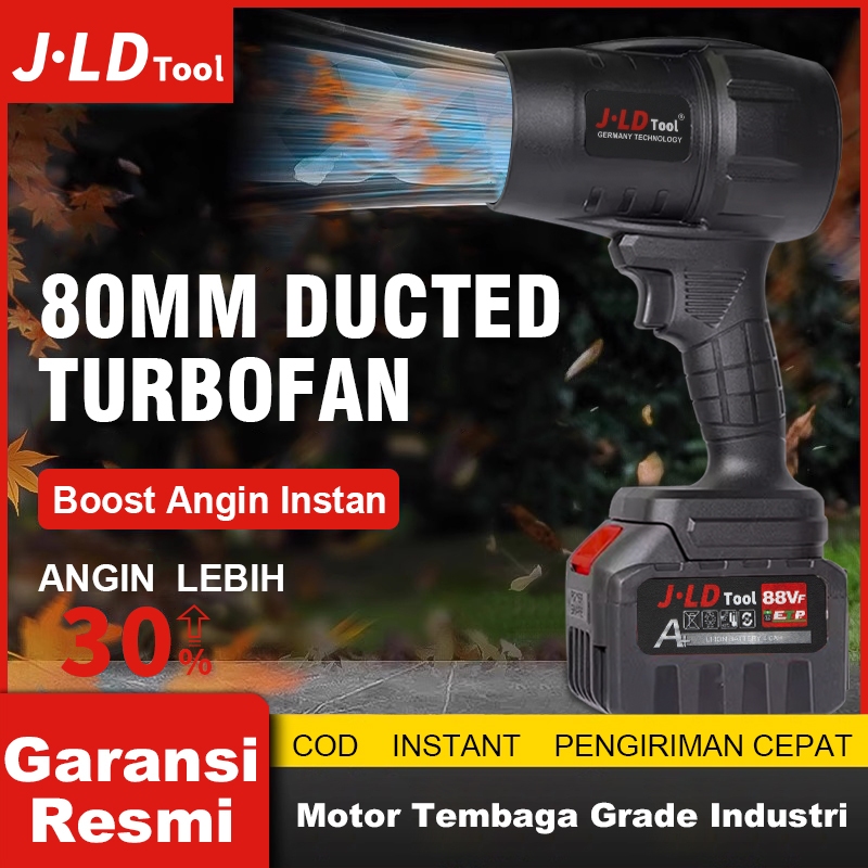 Jual JLD 1050W Turbofan Jet Blower Cordless Ducted Violent Turbo Fan ...