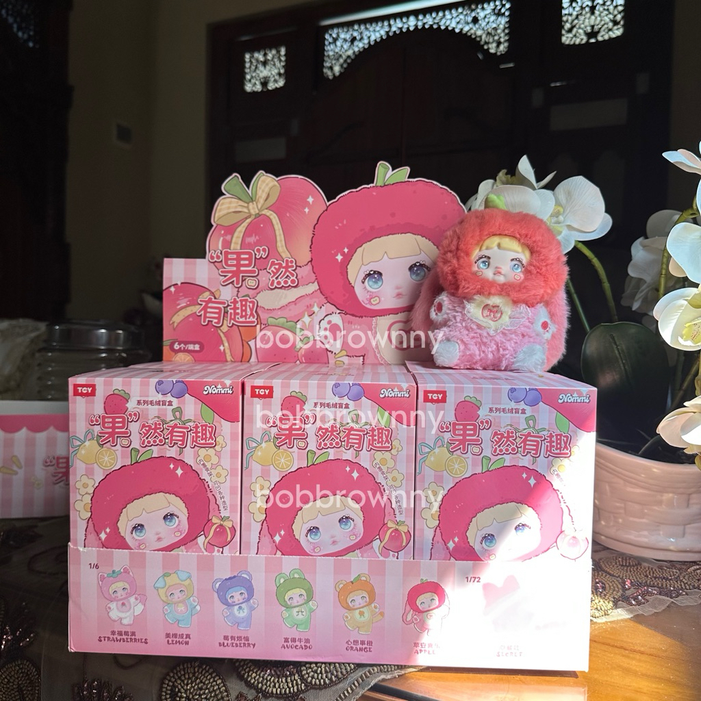 Jual Nommi V3 blind box | selected nommi apple strawberry apple avocado ...