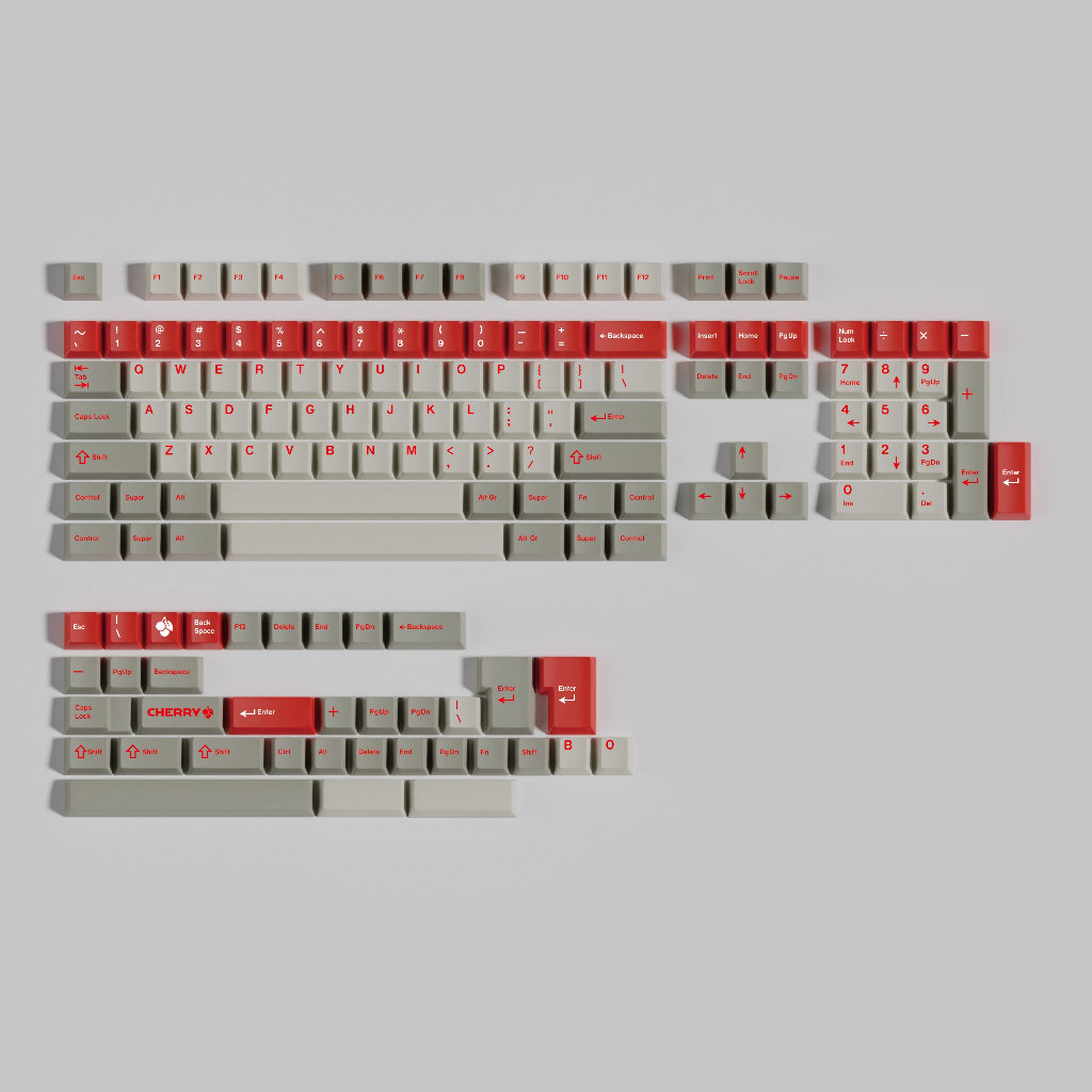 Jual Keycaps U9L9 PBT Cherry Profile Red Alert Colorways | Shopee Indonesia