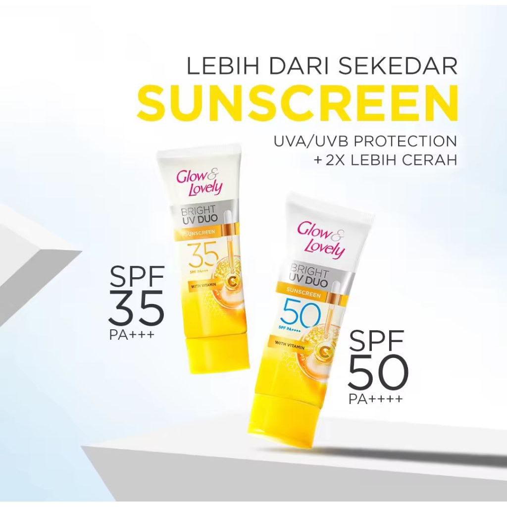 Jual Glow & Lovely Ultimate UV Duo Krim Vit C | Shopee Indonesia