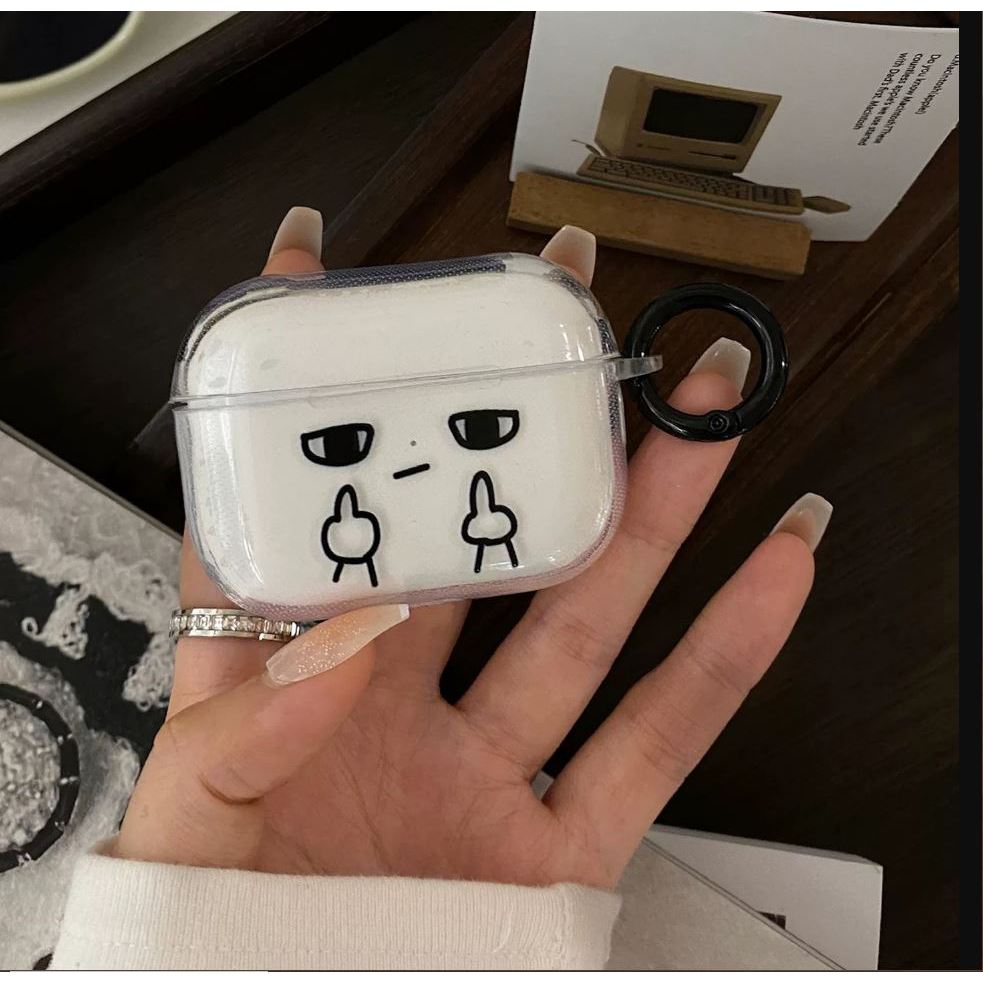 Jual Case PELINDUNG Airpod BERGAMBAR JARI Lucu Cocok Untuk Airpod Gen 1 ...