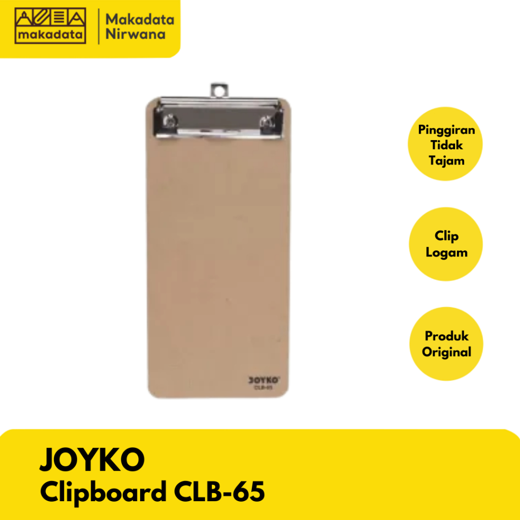 Jual JOYKO CLIPBOARD/PAPAN UJIAN CLB-65 (1 PCS) | Shopee Indonesia