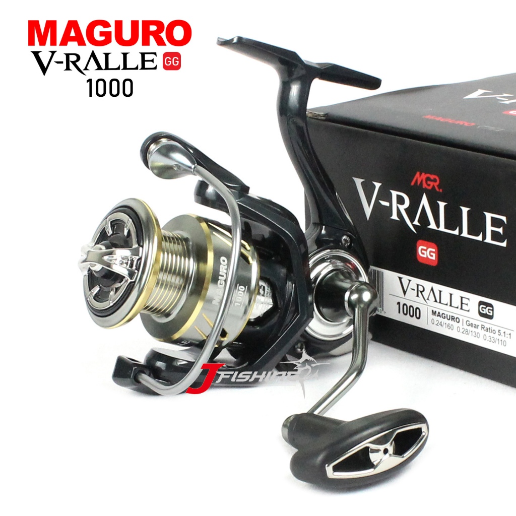 Jual Reel MAGURO V-RALLE | 1000 s/d 6000 | Power Handle | Spinning | Freshwater Saltwater ...