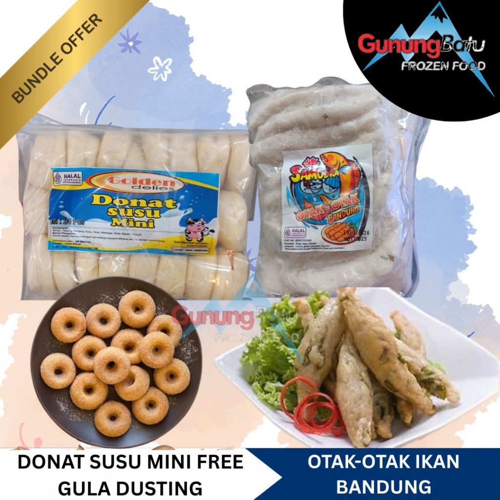 Jual DELIES DONAT SUSU MINI ISI 22 PCS FREE OTAK-OTAK IKAN BANDUNG ...