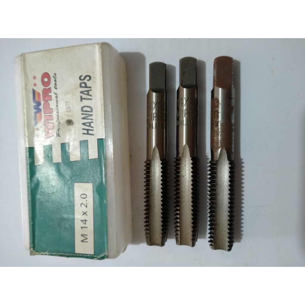 Jual Hand Taps Wipro M14 M16 set isi 3 pcs Hand Tap Baut Oli | Shopee ...