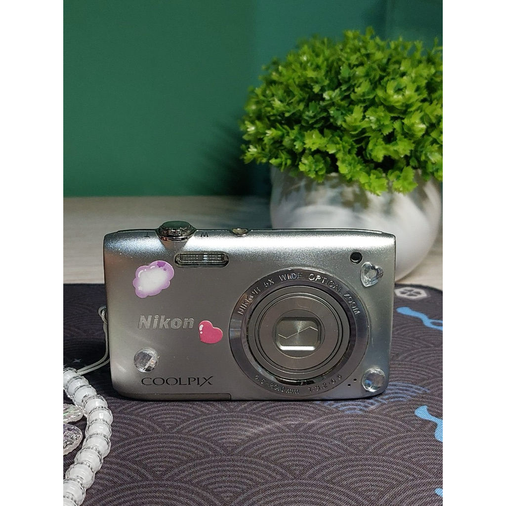 Jual Digicam Kamera Digital Kamera Pocket Nikon Coolpix S2800 Silver ...
