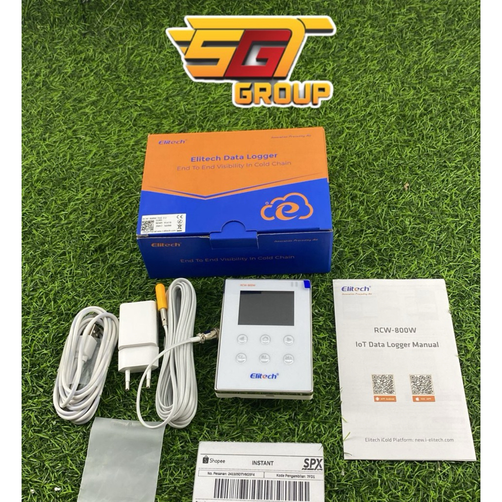 Jual Elitech RCW800 Wi Fi Temperature Humidity Data Logger WiFi RCW 800 ...