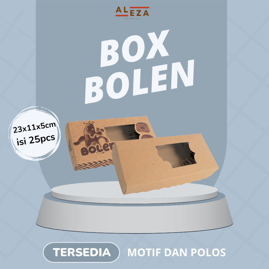 Jual Box Bolen | Dus Bolen Laminasi | Kemasan Bolen Ukuran 23x11x5 isi ...