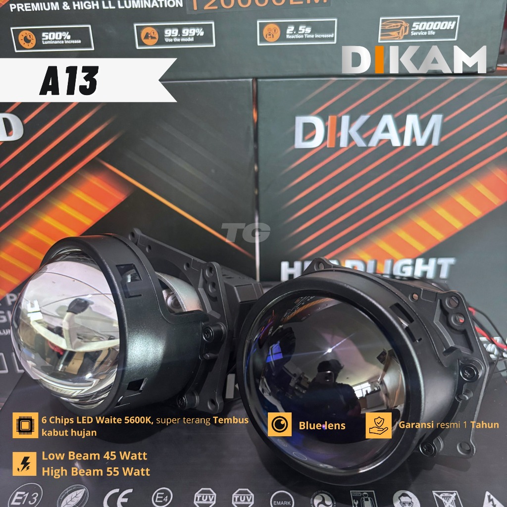 Jual Lampu Biled Mobil DIKAM A13 3INCH PNP ( Sepasang ) | Shopee Indonesia