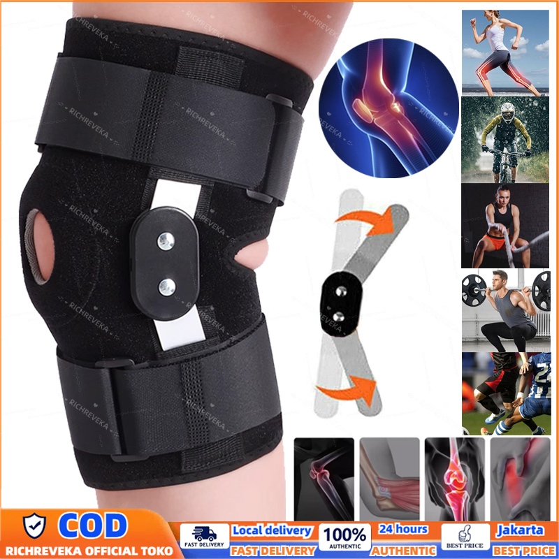 Jual Bantalan lutut/bantalan lutut paduan aluminium Deker Lutut Premium + Aluminum Plate dan ...