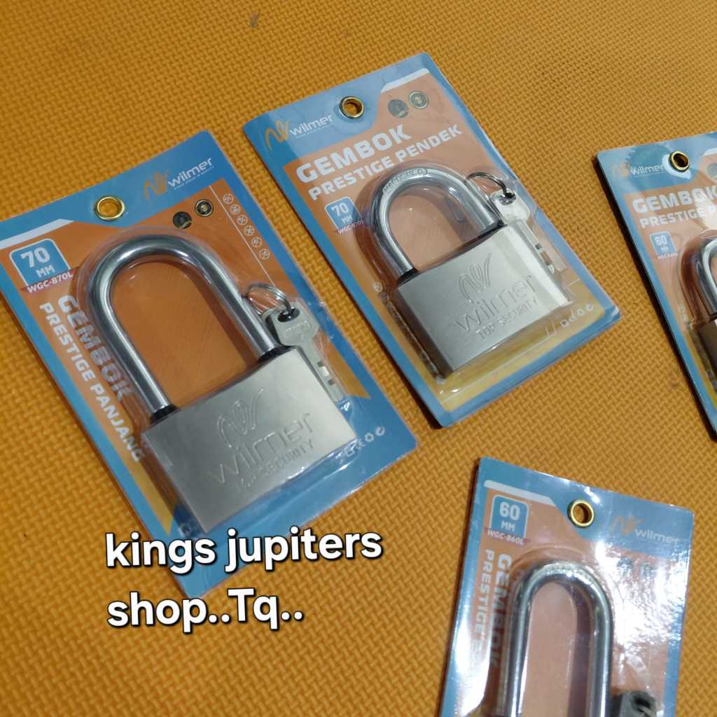 Jual YANG BAGUS GEMBOK PRESTIGE 60MM 70MM WILMER LAYAR PENDEK atau ...
