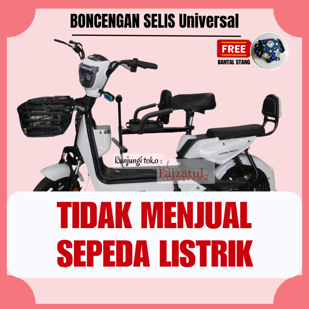 Jual Boncengan Anak Sepeda Listrik Boncengan Sepeda Listrik Boncengan ...