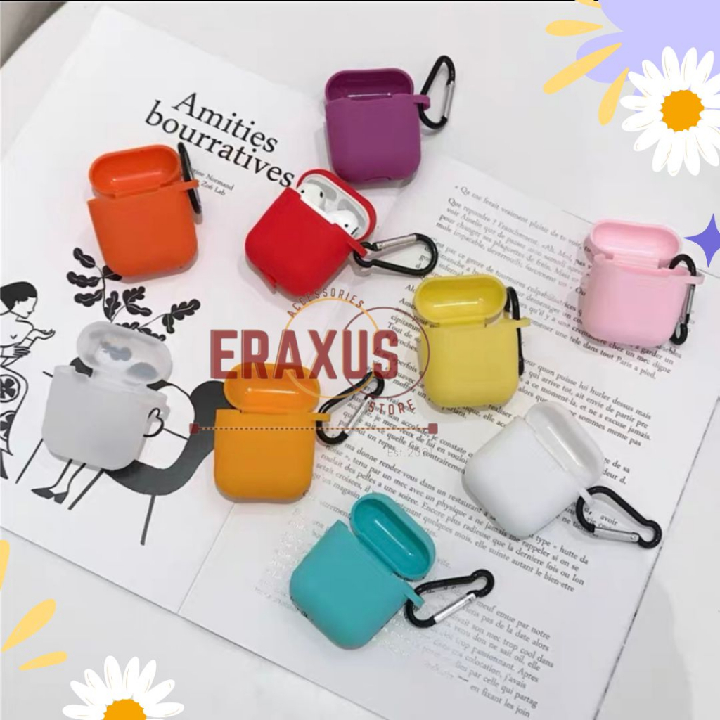 Jual Eraxus Silicone Case AirPods 4 gen 4 3 2 1 / airpods Pro 2 / Pro ...