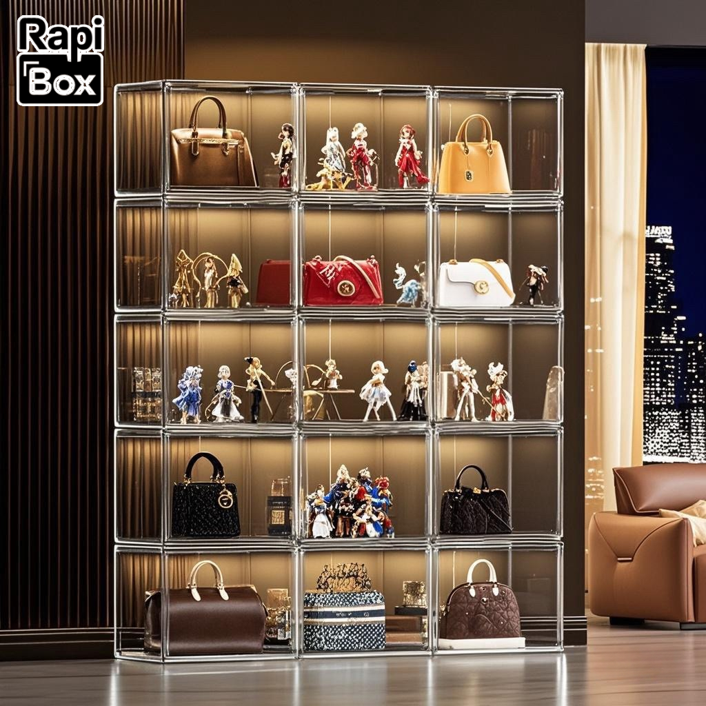 Jual Transparent Storage Display Box/Kotak penyimpanan akrilik/Storage ...