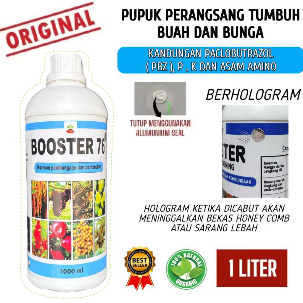 Jual [ ORIGINAL ] Booster 76 ZPT Nature Pupuk Pelebat Buah dan ...