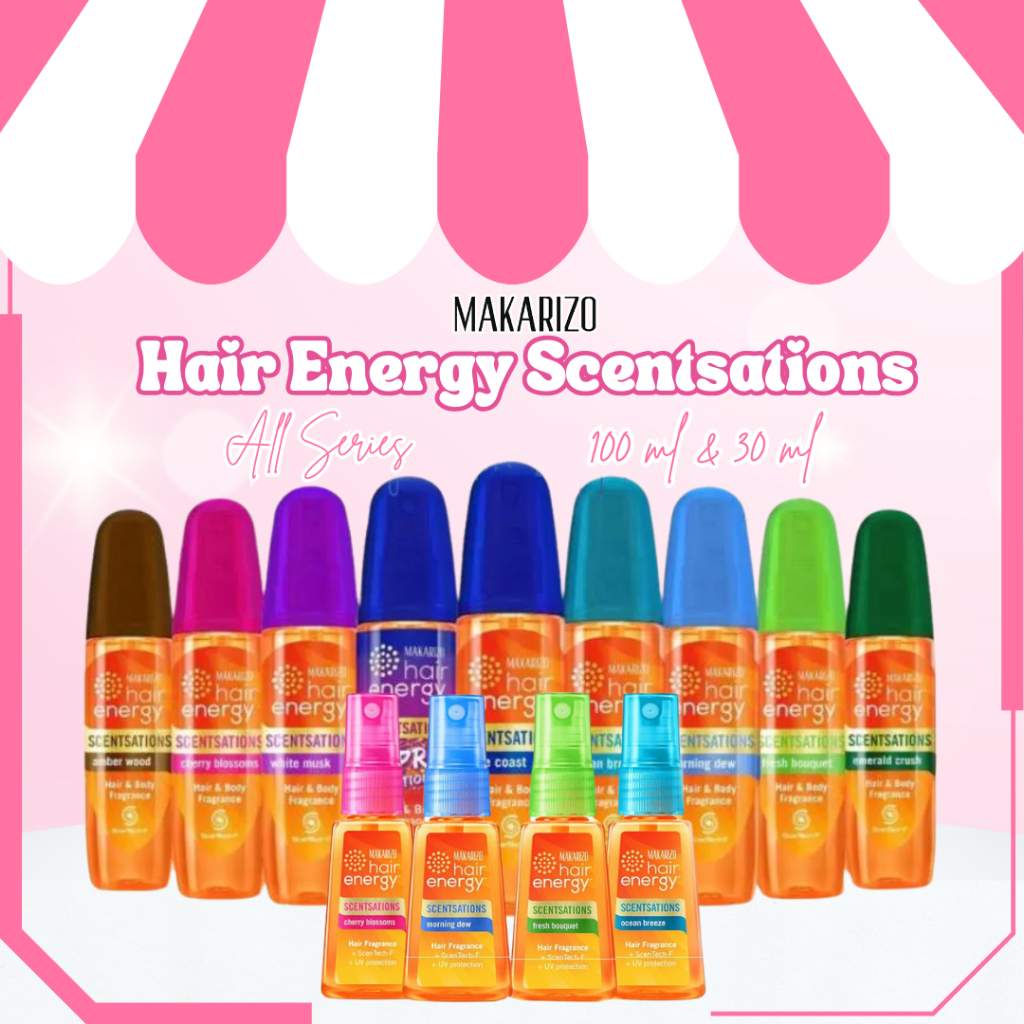 Jual Makarizo - Hair Energy Scentsations (30 ml) - Hair Fragrance | Bpom / 100ml / PEWANGI ...
