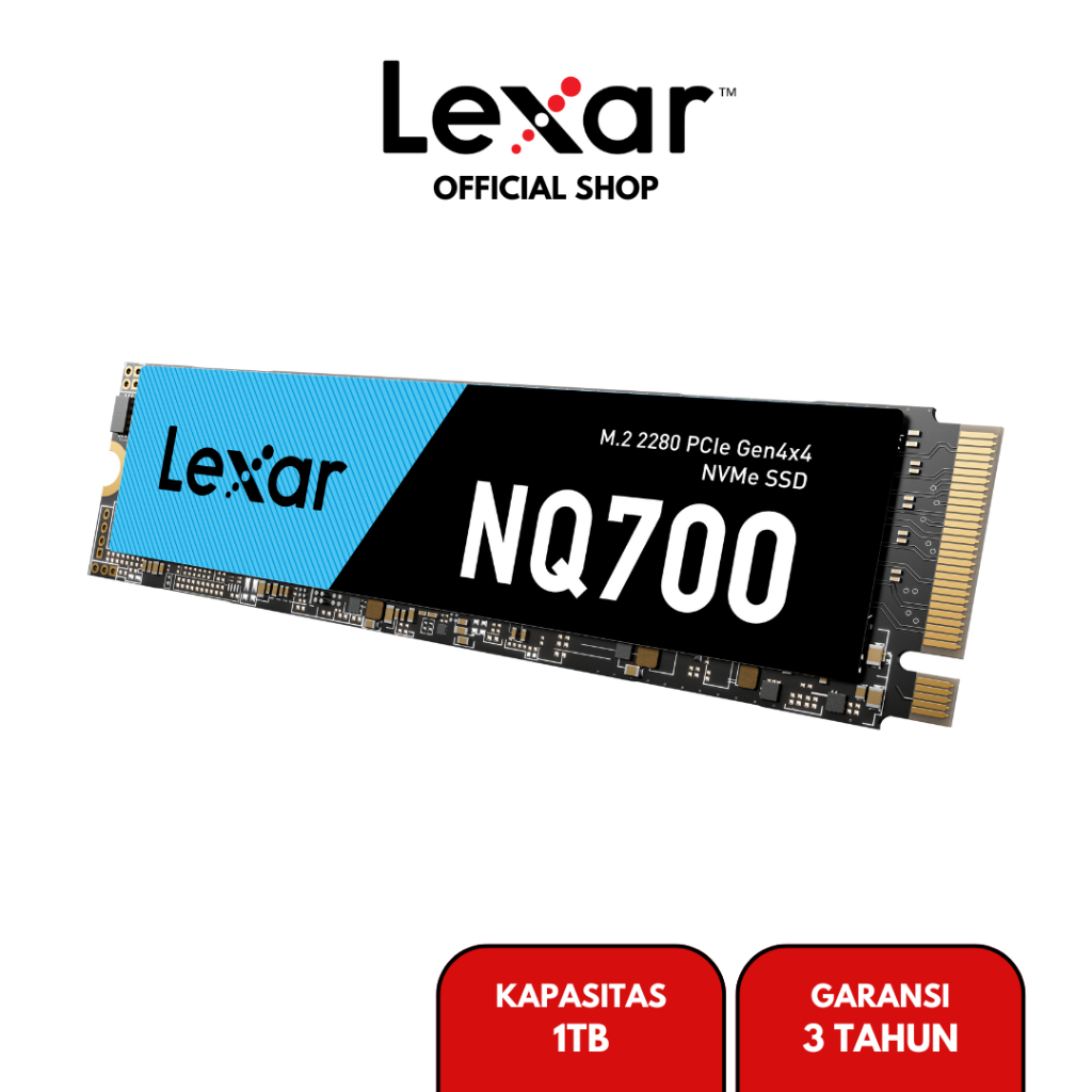 Jual Lexar SSD NQ700 M.2 NVMe PCIe 2280 Gen 4x4 - 1TB | Shopee Indonesia