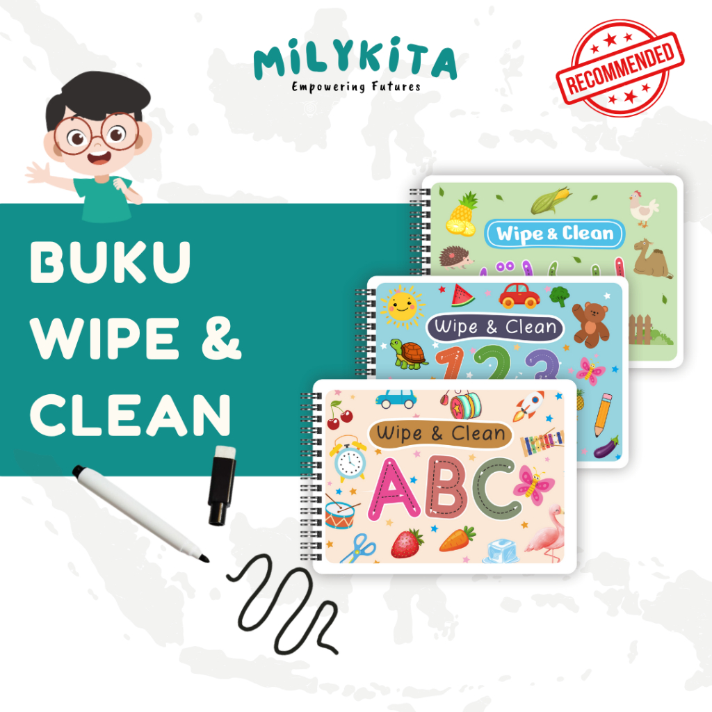 Jual Buku Wipe And Clean Book Tracing Dot Activity Belajar Mengenal ...