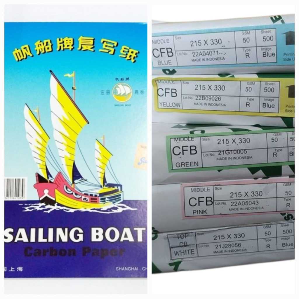 Jual 1PAK KARBON SAILING BOAT KERTAS NCR RANGKAP | Shopee Indonesia