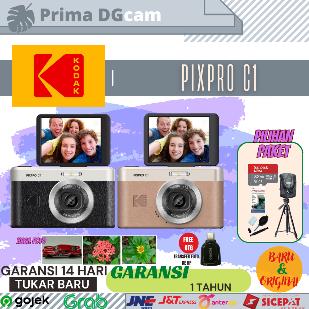 Jual Kodak PIXPRO C1 Digital Camera 13MP dJL1 | Shopee Indonesia