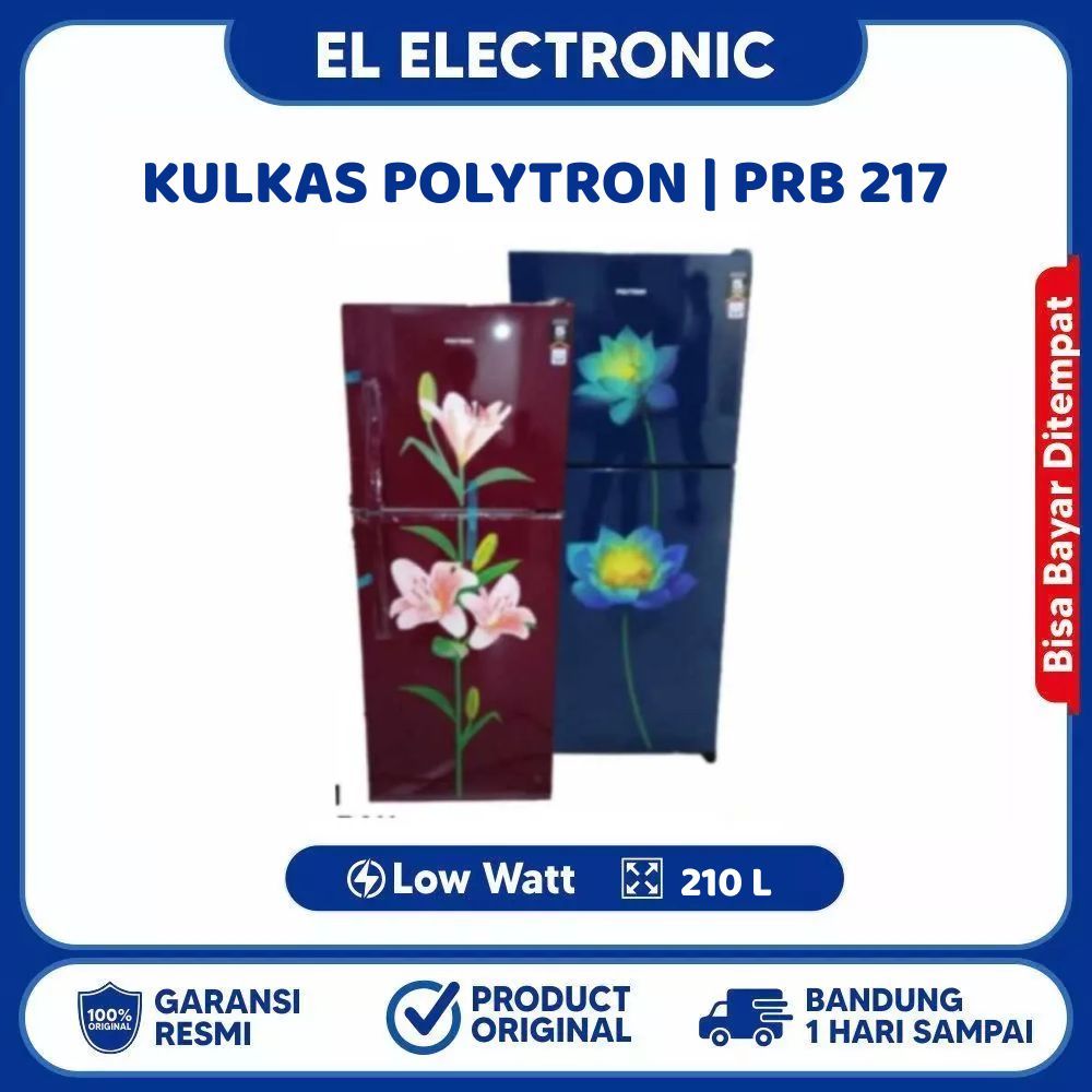 Jual Kulkas 2 Pintu POLYTRON PRB 217 220 Liter 4D Quick Freezing ...