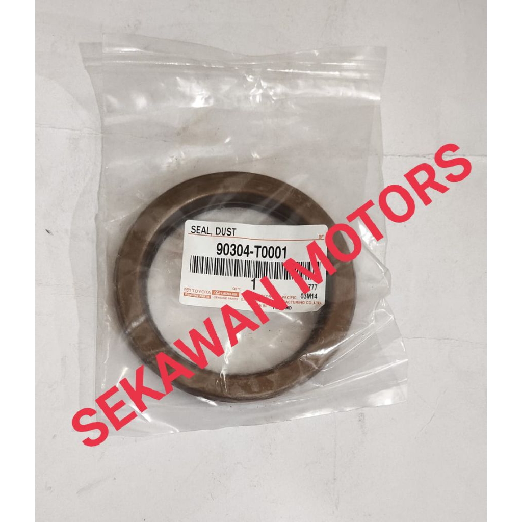 Jual SEAL DEBU/SEAL RODA DEPAN TOYOTA HILUX VIGO FORTUNER 90304-T0001 ...