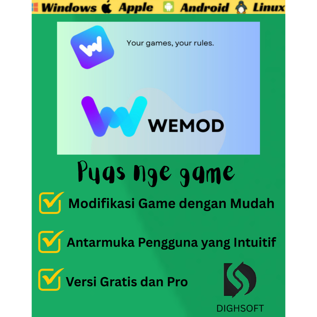 Jual WEMOD cheat dan trainer untuk game pc makin puas ngegame | Shopee ...