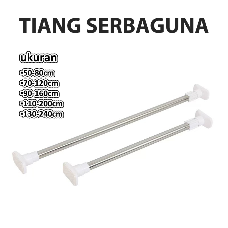 Jual SUS304 TIANG PIPA KAMAR MANDI 50-240cm/TIANG TONGKAT KOLONG DAPUR ...