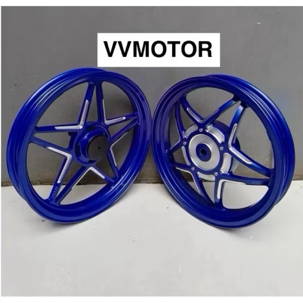 Jual VELG RACING V ROSSI ORBITS X MODEL BINTANG BLUE EDITION MOTOR ...