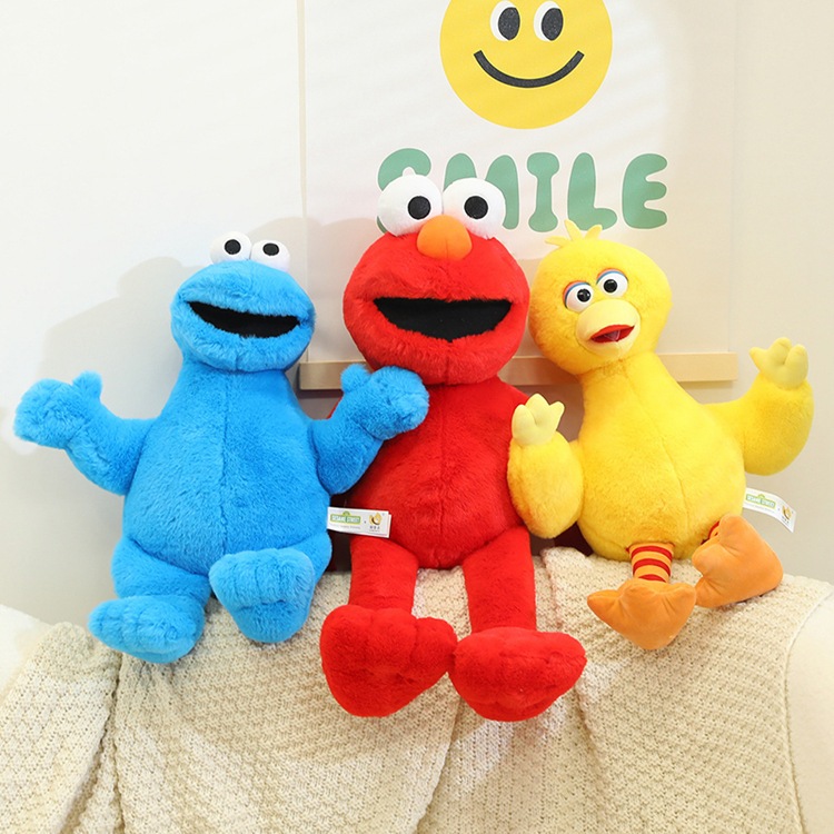 Jual Boneka Elmo Cookie Monster Big Bird Sesame Street Original Import ...
