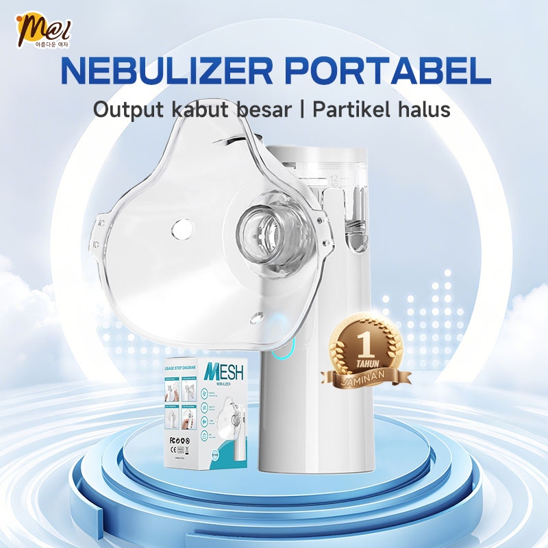 Jual Nebulizer Inhaler Portabel Isi Ulang Semprotan Ultrasonik Inhaler ...