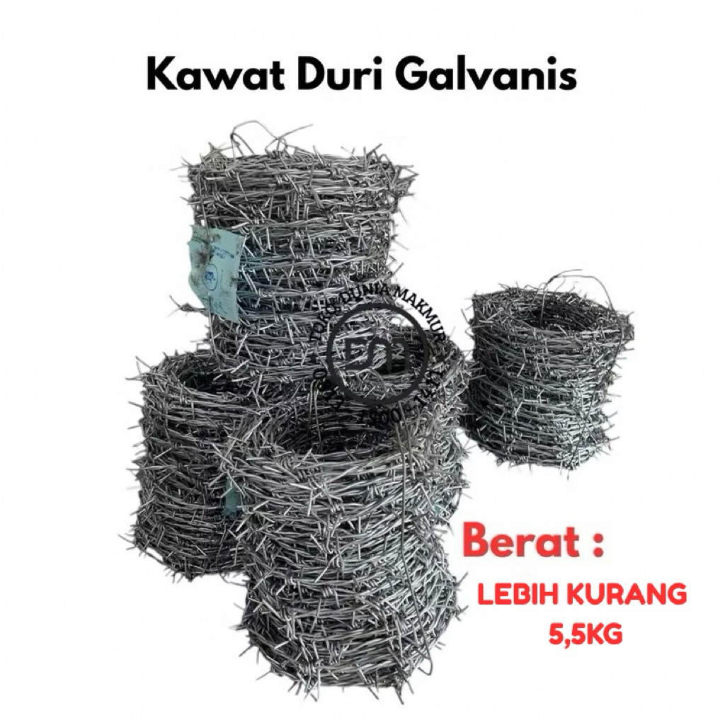 Jual Kawat Duri / kawat pagar berduri / kawat pengaman pagar / kawat ...