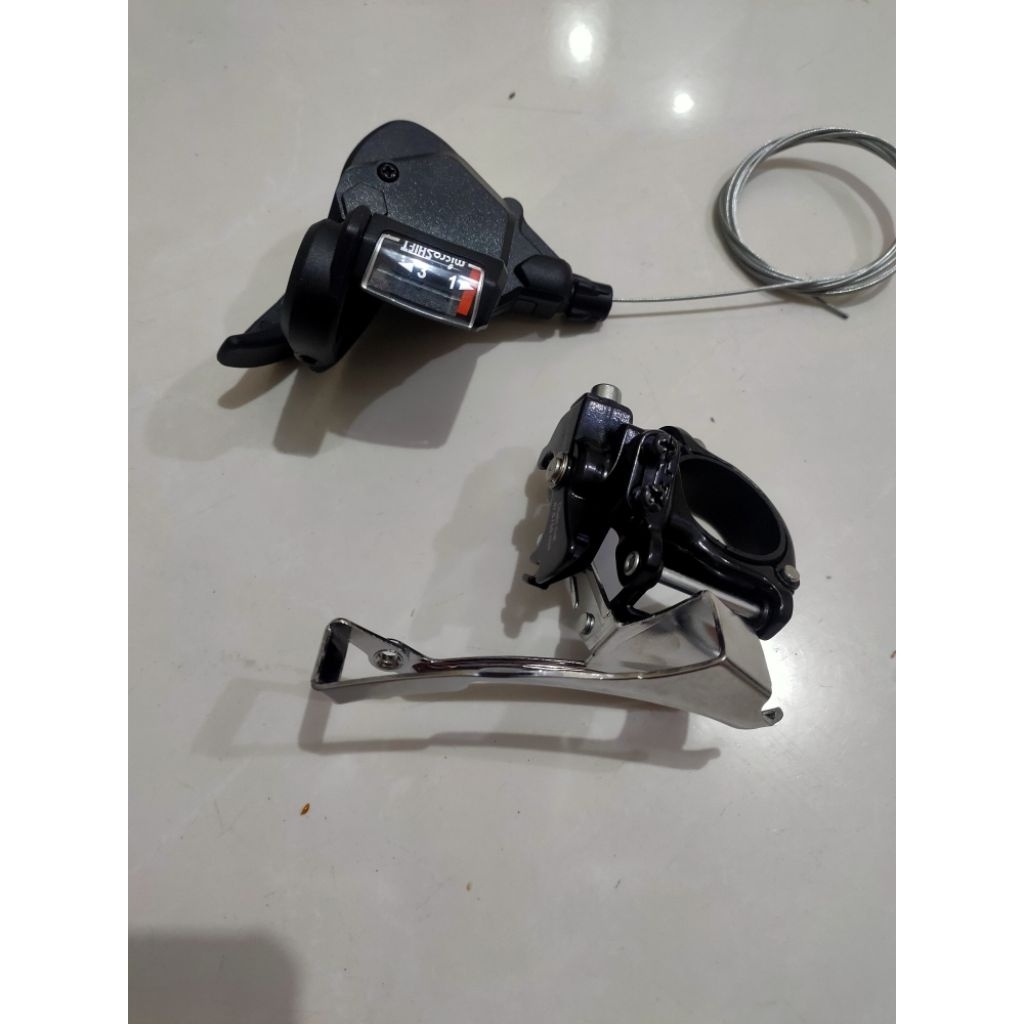 Jual operan gigi sepeda mtb shifter kiri saja 3 speed dan FD microSHIFT ...