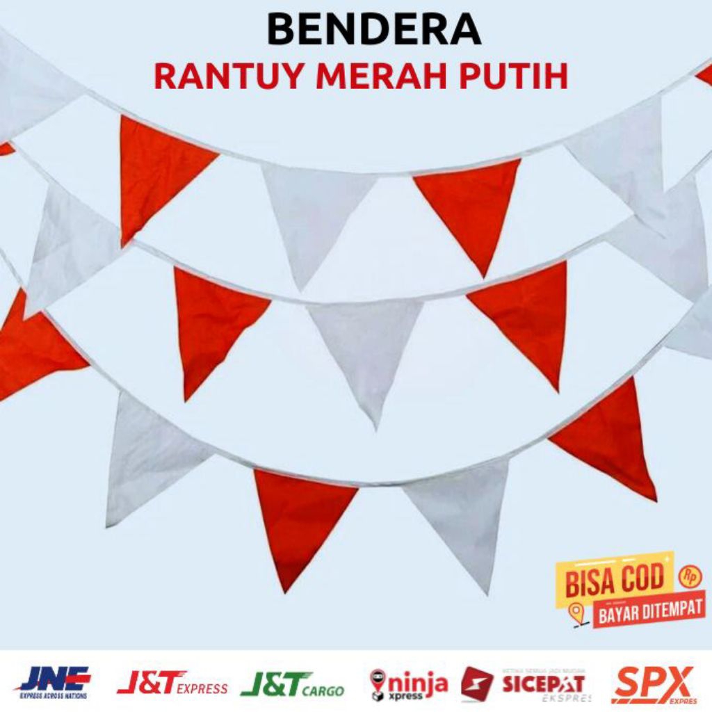 Jual bendera segitiga karnaval | Shopee Indonesia