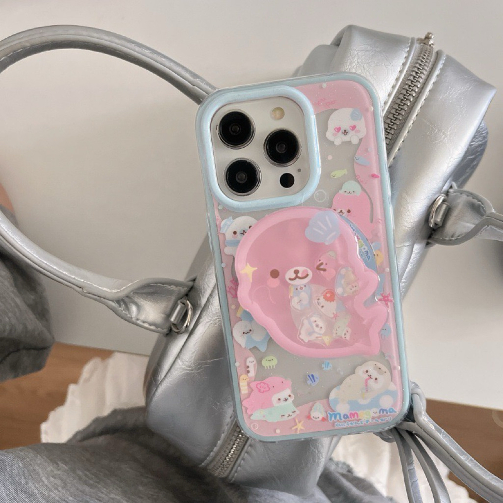 Jual Mamegoma Double Bumper Magsafe Popsocket Case Iphone 13 14 15 16 ...