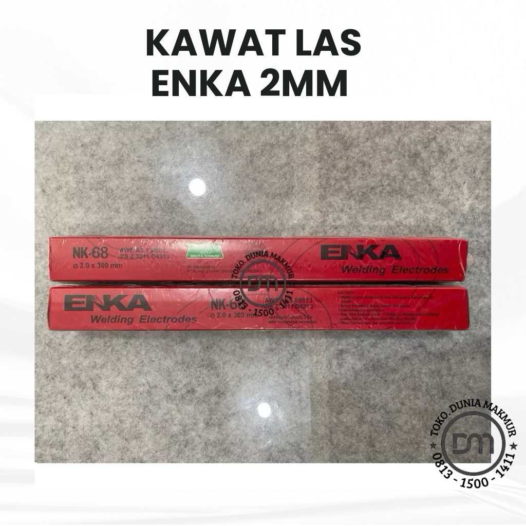 Jual DM - Kawat las 1kg ENKA NK68 2mm / kawat las listrik / WELDING ELECTRODES | Shopee Indonesia