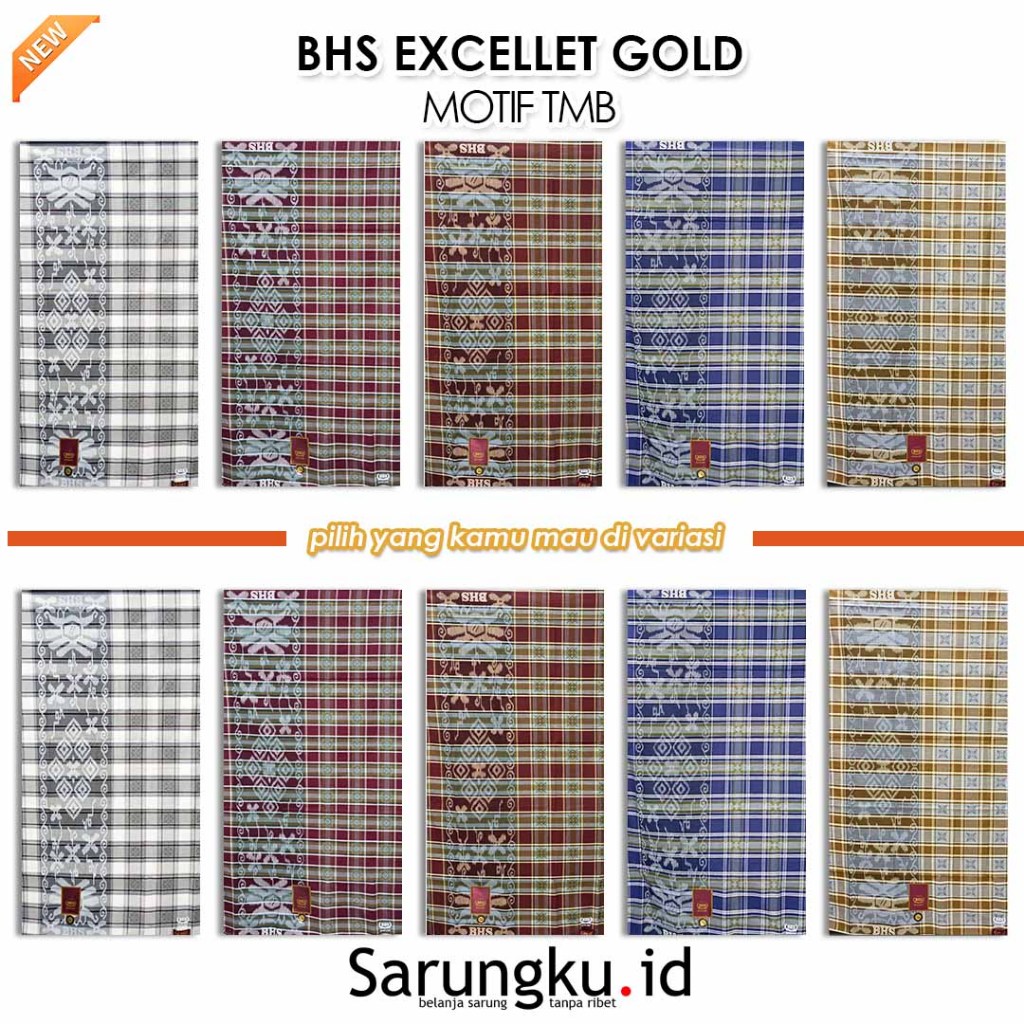 Jual SARUNG BHS GOLD EXCELLENT MOTIF TMB | Shopee Indonesia