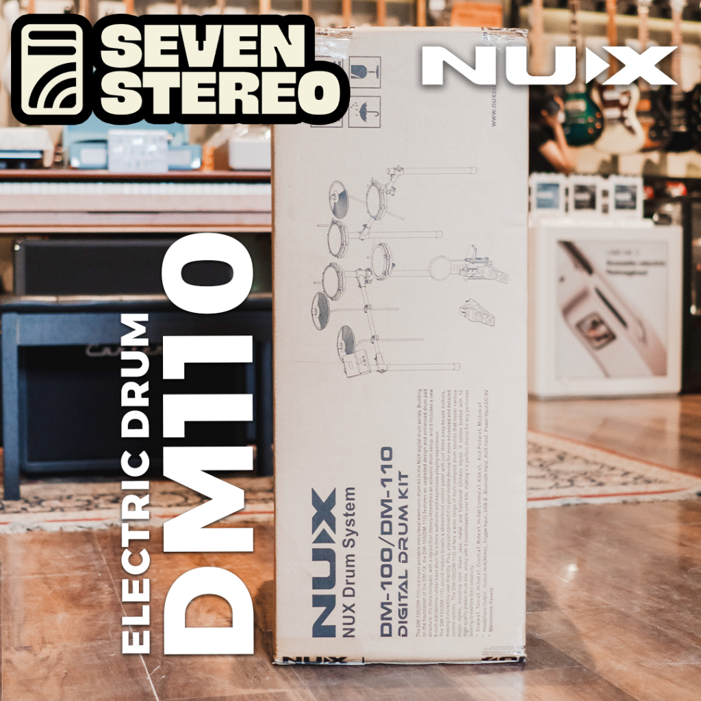 Jual NUX DM110 Nux DM-110 All Mesh Head Portable Digital Drum Electric | Shopee Indonesia