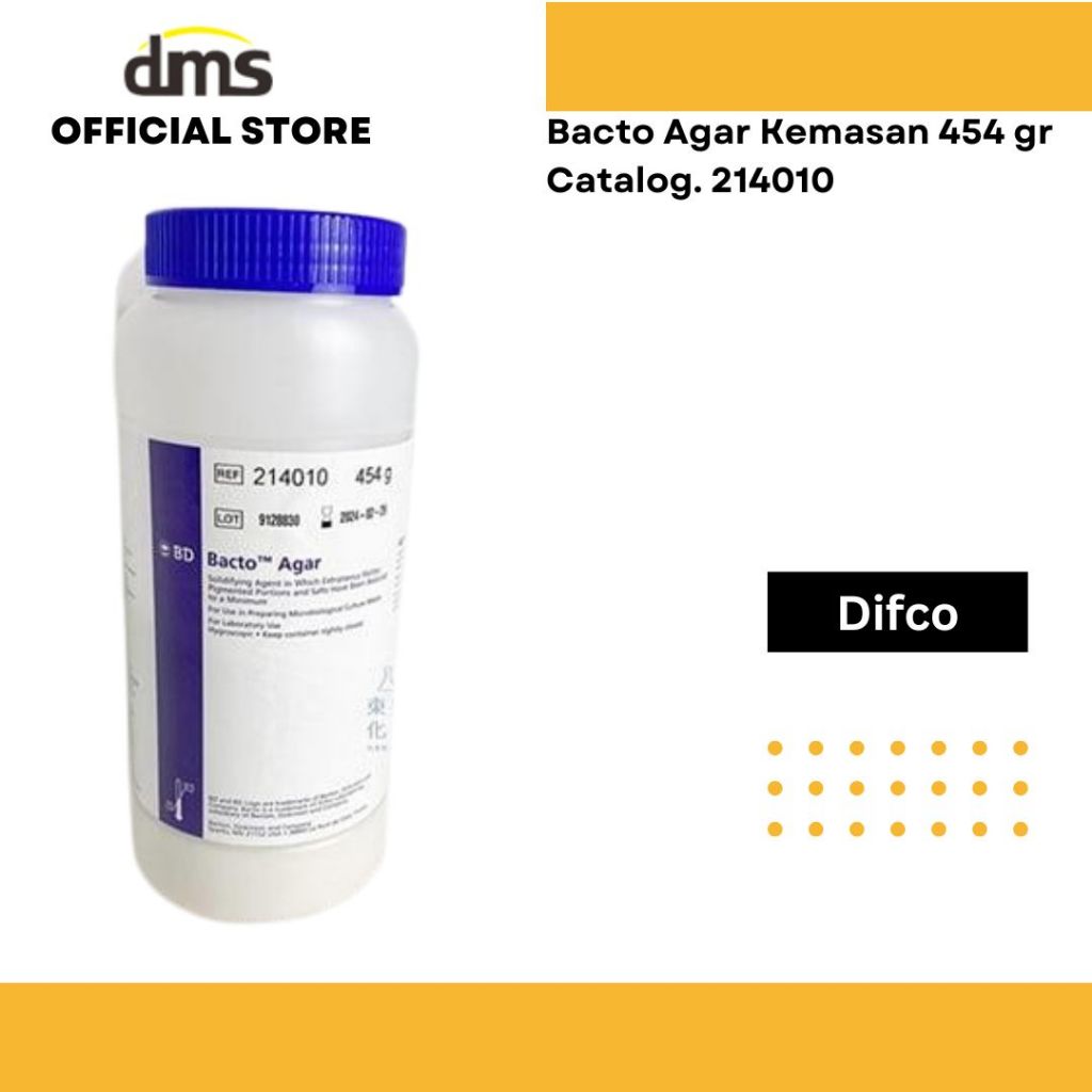 Jual Bacto Agar Kemasan 454gr Difco | Shopee Indonesia