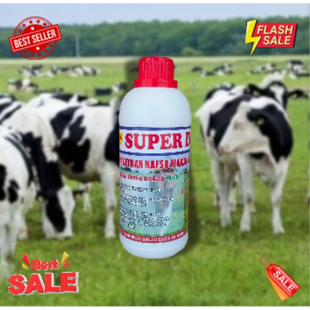 Jual SUPER DOKOH Plus SUPLEMEN PROBIOTIK TERNAK SAPI//KAMBING//AYAM ...