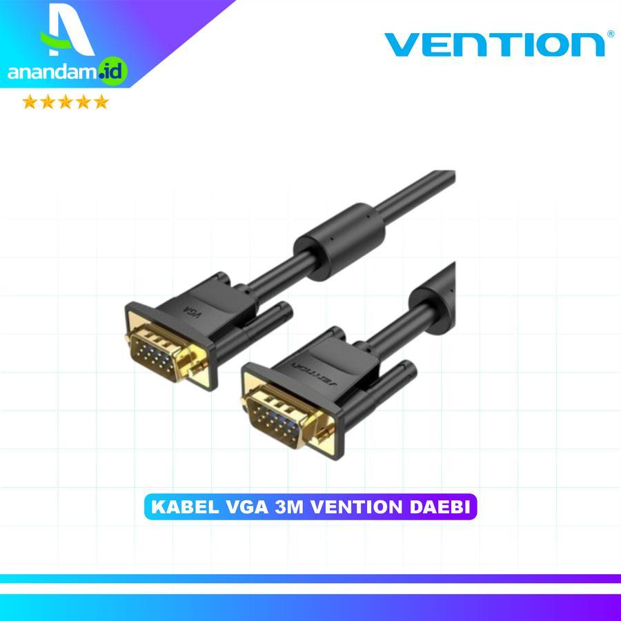 Jual Vention DAEBI Kabel VGA 3M Premium Male to Male Kabel Monitor CPU | Shopee Indonesia