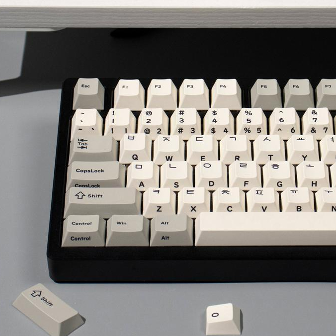 Jual Keycaps PBT Dye Sub Cherry Profile Retro Hangul Korean Sideprint ...