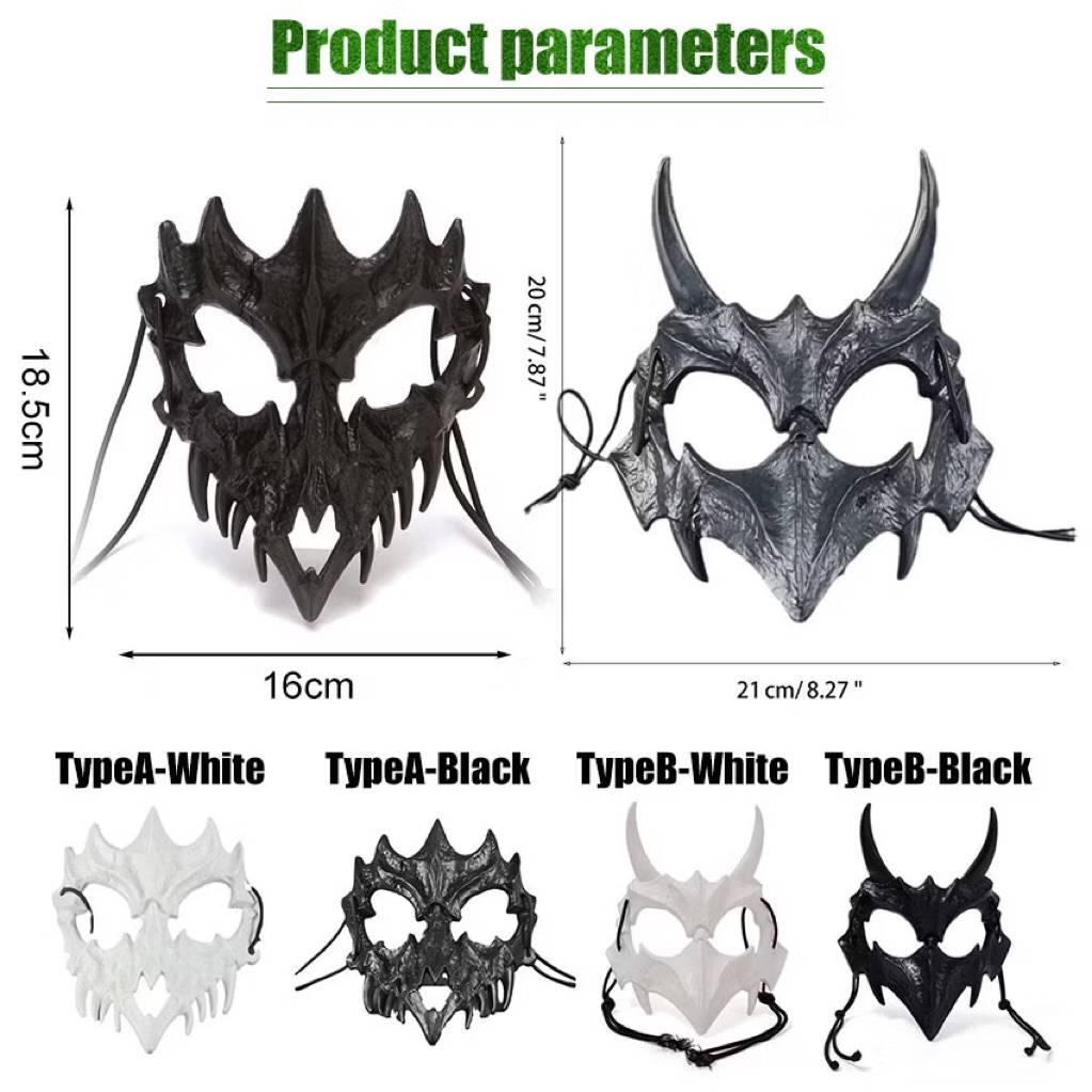 Jual Topeng Skeleton Naga Dragon Skeleton Mask | Shopee Indonesia